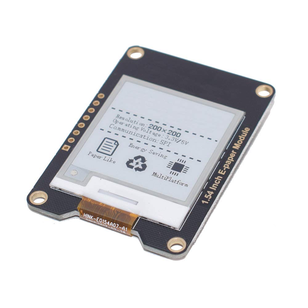 Youmile 1.54 Inch E-paper Display Module 3.3V 5V 200×200 Resolution E ...