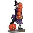 Amazon.com: Lemax - Delicate Balance - Witch with Pumpkins - Spooky ...