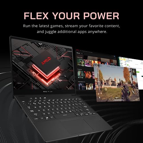 ASUS ROG Flow 13.4'' WUXGA Touchscreen Laptop, AMD Ryzen 9 6900HS, 16GB ...