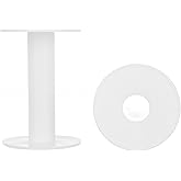 Amazon.com: CleverDelights 3" White Plastic Spools - 3 Pack - Empty ...