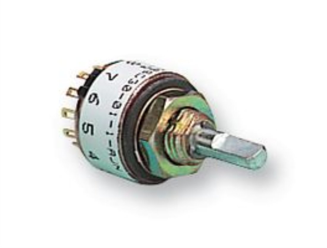 GRAYHILL 56SD36-01-2-AJS SWITCH, ROTARY, 2POLE, 5POS, 200mA, 115VAC ...