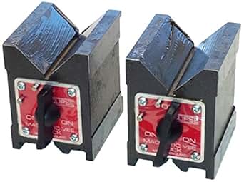 Eclipse Magnetics E935MP Magnetic V Blocks, 3.15" Length x 2-3/4" Width ...