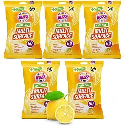 ABM Buzz Anti-Bac MultiSurface Wipes Lemon Burst 250PK price in Saudi ...