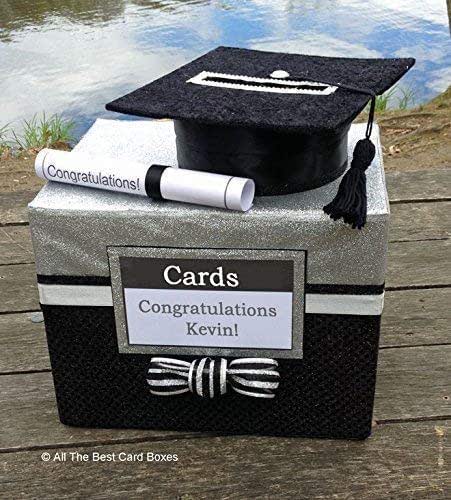 Amazon.com: Graduation Card Box, party decoration, personalized, 100% ...