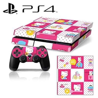 Amazon.com: [PS4] Hello kitty #1 Whole Body VINYL SKIN STICKER DECAL ...