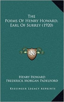 The Poems of Henry Howard, Earl of Surrey (1920): Amazon.co.uk: Howard ...