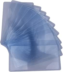 Amazon.com: 60 Pieces Credit Card Sized Magnifying Lenses ORNOOU Wallet ...
