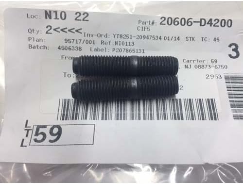 Amazon.com: Nissan Bolt F/catalyst - 20606-D4200: Automotive