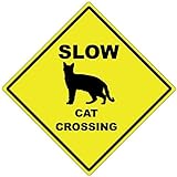 Amazon.com: Dark Spark Decals Drive Slow Cats at Play - 11" Diamond ...