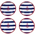 Amazon.com | Lake Melamine Dinnerware - Set of 4 Dinner Plates ...