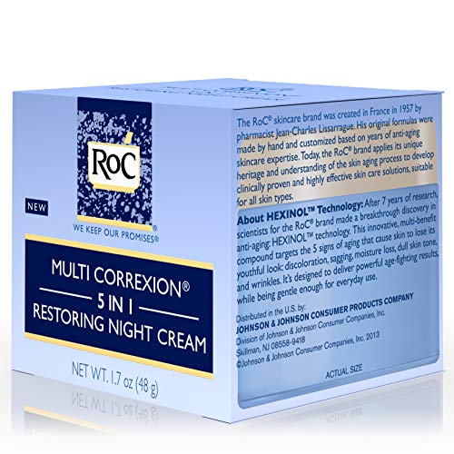 RoC Multi Correxion 5 in 1 Restoring Anti-Aging Facial Night Cream ...
