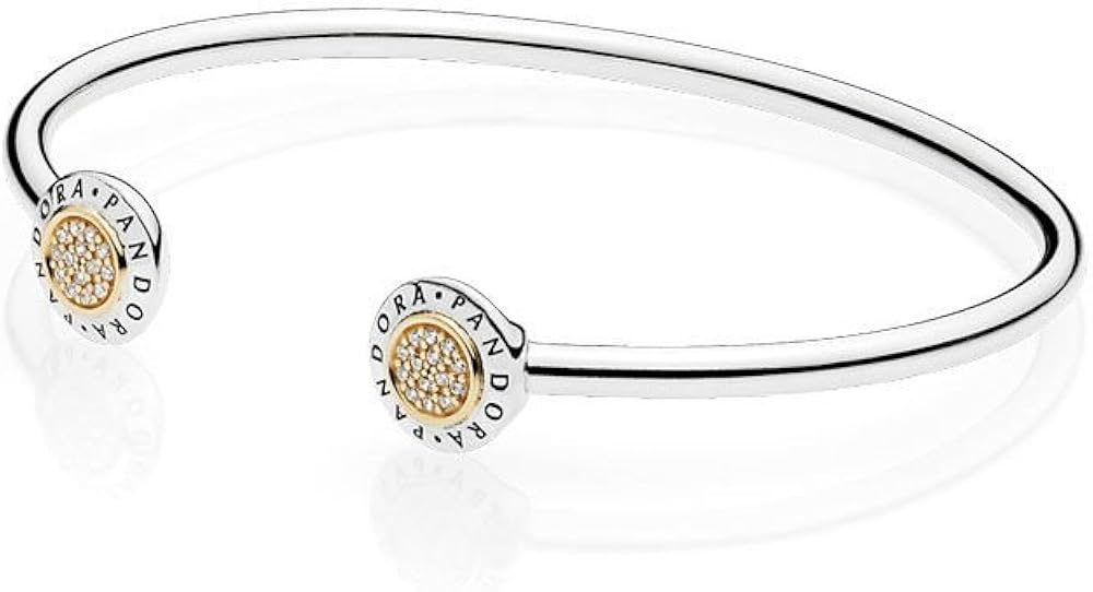 Pandora Women Silver Bangle - 596274CZ-1: Amazon.co.uk: Jewellery