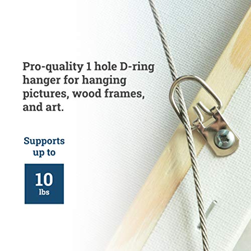 D Ring Picture Hangers with Screws - 1000 Pack - Bulk D Rings - Pro ...