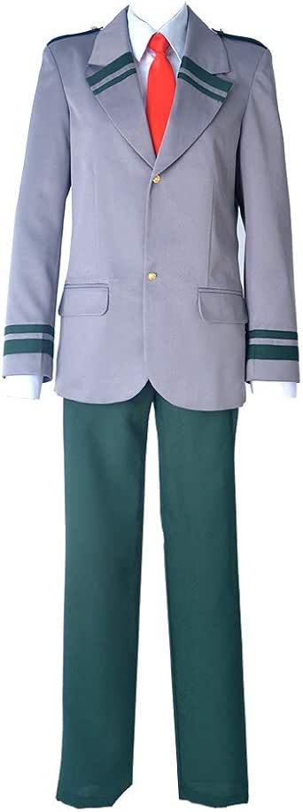 Amazon.com: miccostumes Men's Izuku Midoriya Deku Cosplay Costume ...