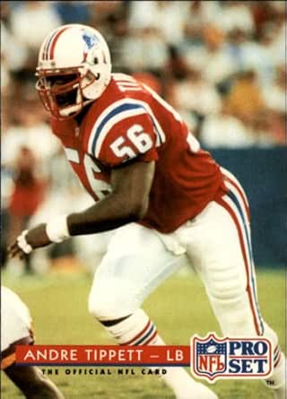 Amazon.com: 1992 Pro Set Football Card #250 Andre Tippett: Collectibles ...