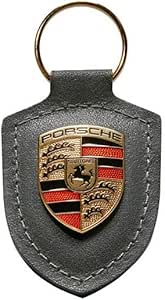 Amazon.com: Porsche Grey Crest Key Tag Ring: Automotive