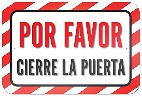 TammieLove Por Favor Cerrar La Puerta por Favor Cerrar la Puerta o ...