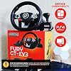 EVORETRO FURY GT-EV3 Racing Wheel and Pedals for PC, PS4, and Nintendo ...