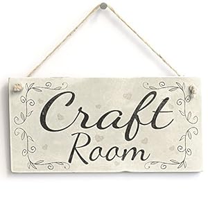 Craft Room - Handmade Country Style Wooden Decor Door Or Wall Sign ...