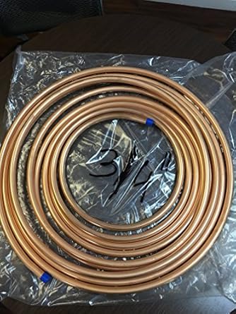 3/4 in " OD x 50 ft Copper Soft Roll / Tubing / Tube / Pipe Refrigeration ACR Type: Amazon.com ...