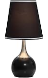 Ok Lighting OK-815BD-SP1 Table Touch Lamp, 23" x 12" x 12" - Burgundy ...