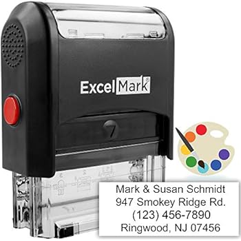 Amazon.com : Accounts Payable Self Inking Rubber Stamp (Blue Ink ...