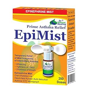 Amazon.com: EpiMist for Asthma OTC, 250 Inhalations - No CFCs, No ...
