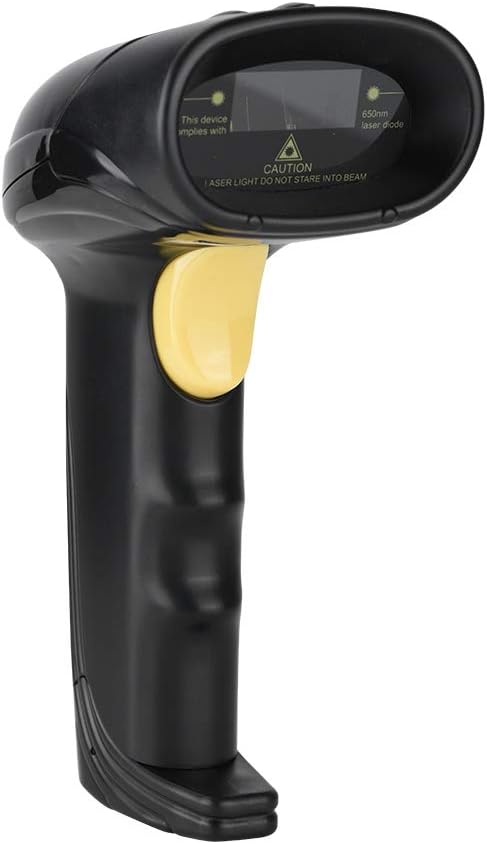 Wired 1D Barcode Scanner, USB2.0 RS-232 Serial Handheld Scanner 78 ...
