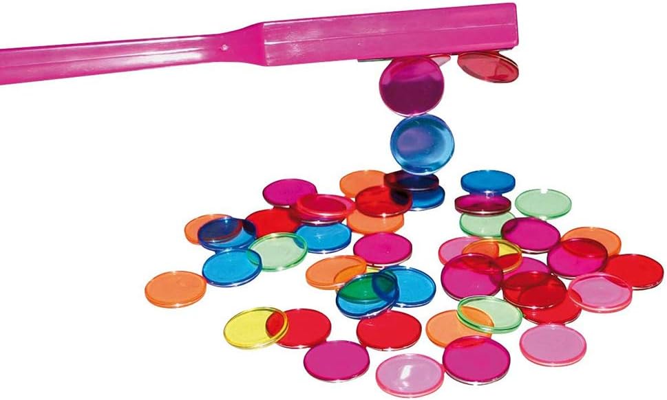 LifeBest 101pcs/set Magnetic Stick Wand with Chips Set Early Learning ...