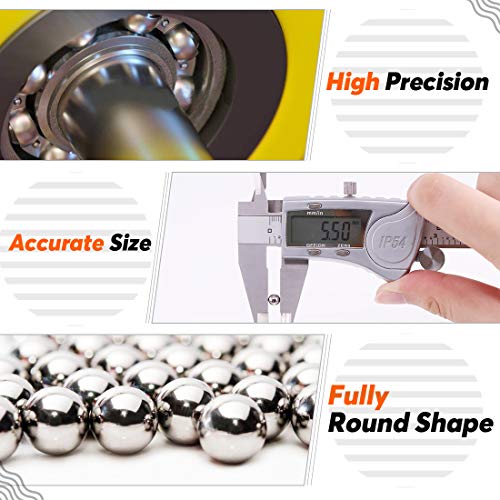 Rustark 510 Piece 11 Sizes Metric Precision Chrome Steel Assorted Loose Bicycle Bearing Ball ...