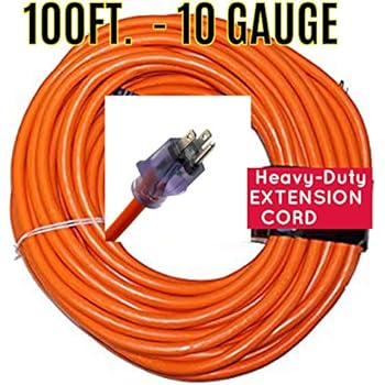 100FT. - 10 GAUGE H/DUTY EXTENSION CORD by Century Wire - - Amazon.com