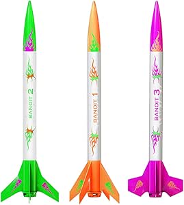 Amazon.com: Estes 3 Bandits Model Rocket Kit : Arts, Crafts & Sewing