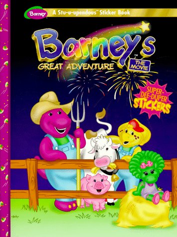 Barney's Great Adventure: A Stu-U-Upendous Sticker Book (Dino-Mite ...