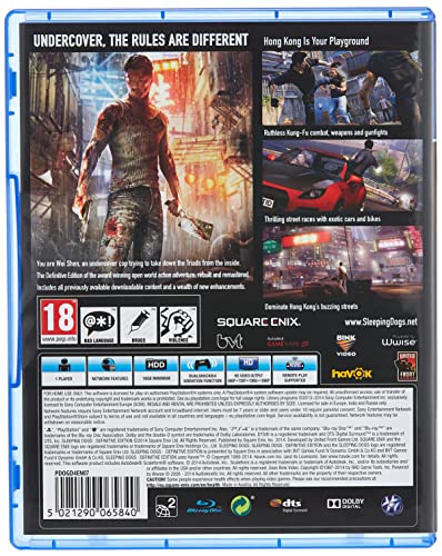 Sleeping Dogs . Definitive Edition PS4