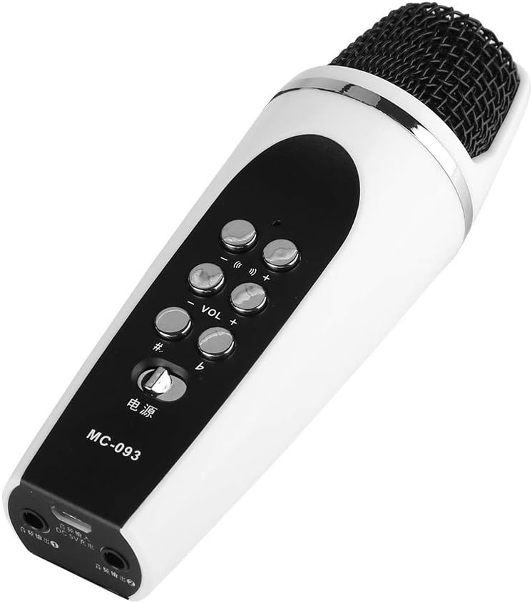 Bewinner Mini Microphone Voice Changer, 3.5mm Portable Microphone, 4 ...