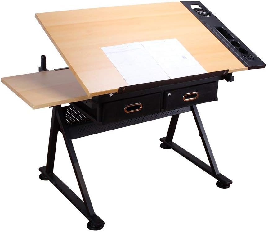 D4P Display4top Adjustable tilting drawing workstation、 engineering ...