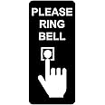 Amazon.com: Please Ring Bell Tin Sign Plaque Door Doorbell Wall Decor ...