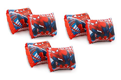 Disney 3-Pack Marvel Spider-Man Swimming Pool Inflatable Arm Floats ...