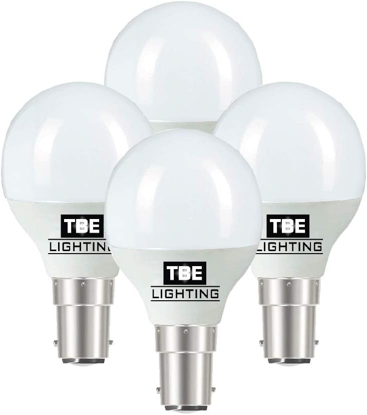 TBE Lighting LED G45 Golf Ball Bulbs - Pack of 4 - B15 / SBC/Small ...