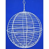 Amazon.com : Topiary Art Works 16" Wire Globe Sphere : Hanging Planters ...