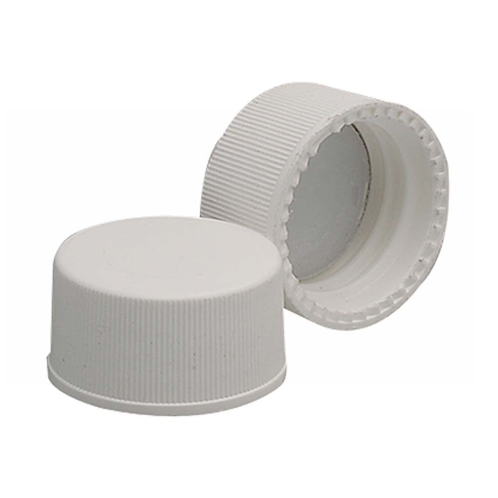 15-415 Size Wheaton 242210 White Polypropylene Screw Cap with Foamed ...