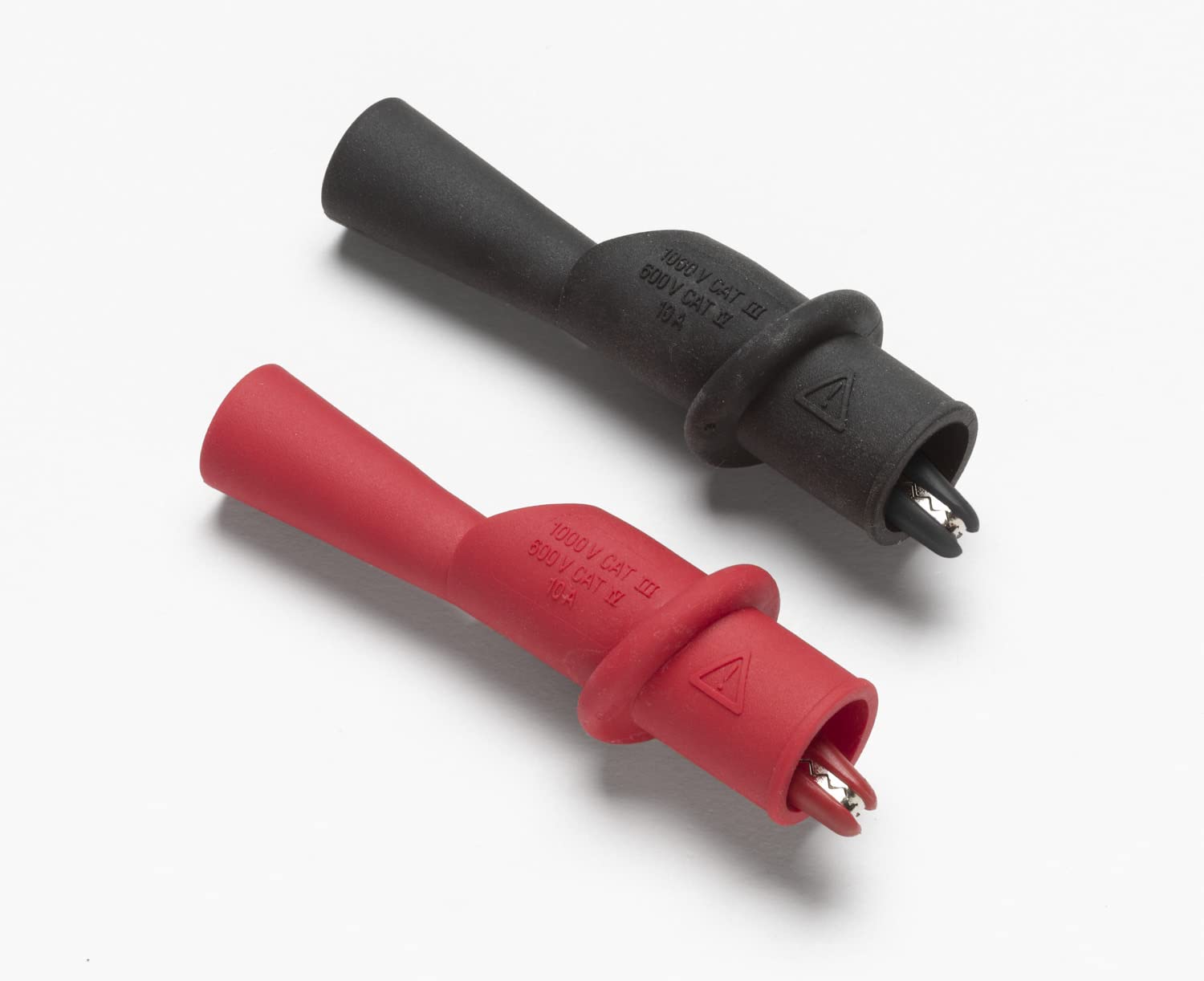 Fluke AC175 Threaded Slide-On Alligator Clip Set With Flexible Boots on ...