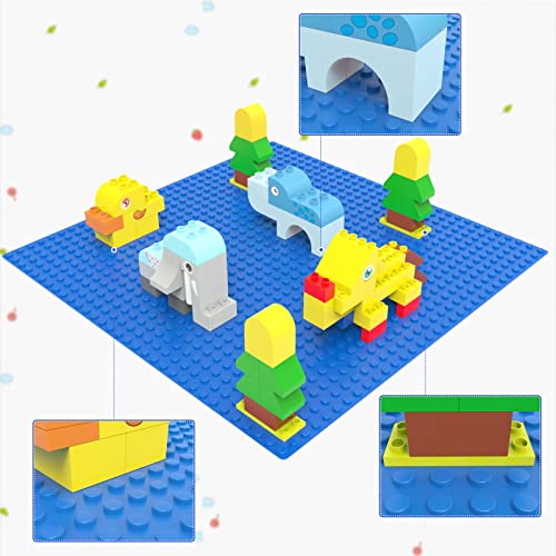 GUDI Classic Baseplate for Building Blocks, Creative Baseplate 10”x 10 ...