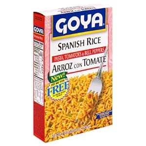 Amazon.com : Goya Spanish Rice, 8-Ounce Boxes (Pack of 24) : Spanish ...