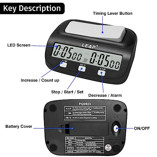 Leap Chess Clock Digital Chess Timer Professional Chess Clock Timer