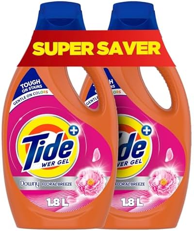 Tide Triple Power with a Touch of Downy Floral Breeze Liquid Detergent ...