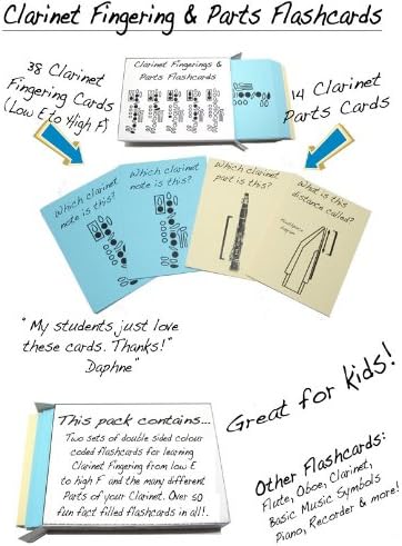 Clarinet Fingerings & Parts Flashcard Set – BigaMart