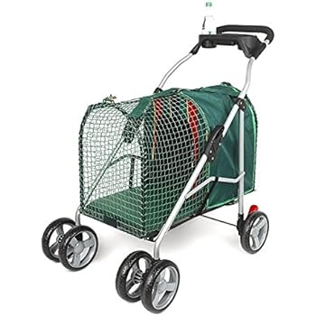 Amazon.com : Kittywalk Double Decker Pet Stroller, Green : Pet Carrier ...