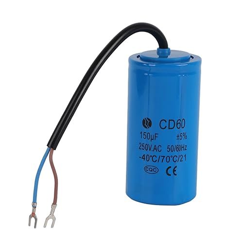 Run Capacitor, 250V AC CD60 Capacitor 50/60Hz 150uF Motor Run Capacitor ...