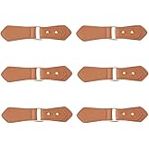 Amazon.com: FINGERINSPIRE 6 Pairs Leather Sew-On Toggles Closures ...